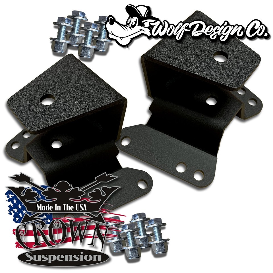 4" Rear Drop Lowering Kit Hangers Shackles Kit Chevy GMC C10 1973-1987 ...