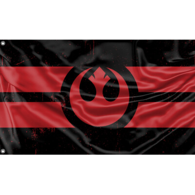 Rebel Alliance, Star Wars Flag 2 Unique Design, 3x5 Ft / 90x150 cm size ...