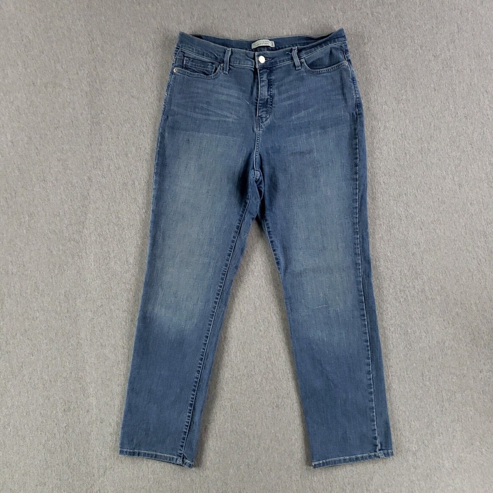Levi's 512 Perfectly Slimming Sz 16 Straight Leg Jeans Soft Stretch ...