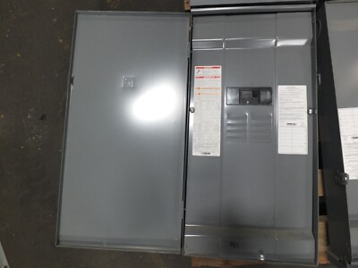 SQUARE D - QO - 200 AMP - 120/240 VOLT - 1Ø MAIN BREAKER PANEL #344 | eBay
