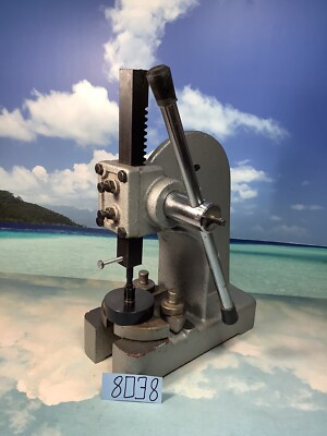 1Ton Hand Press Machine Mini Industrial Bearing Machinery Tool Metal ...