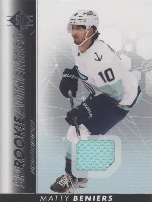 2022-23 SP - SP Rookie Authentics Matty Beniers #105 Jersey (MEM, RC ...