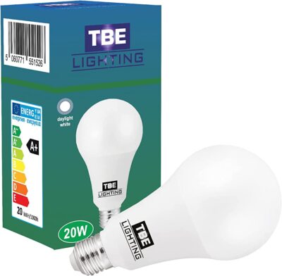 TBE LIGHTING 20W LED A80 Bulb - E27 Standard Screw Fitting, 150w ...
