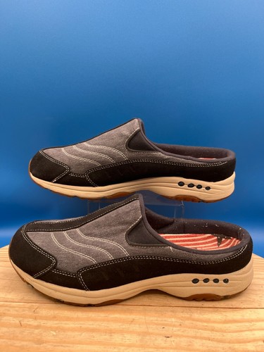 Easy Spirit Clogs Sandal Traveltime90 Women's Sz 10M Blue Suede Denim ...