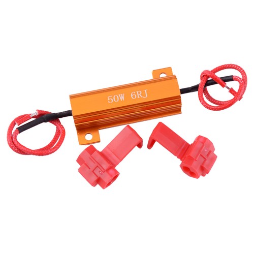 50W Load Resistor 6 ohm LED Bulb Fast Hyper Flash Turn Signal Blinker ...