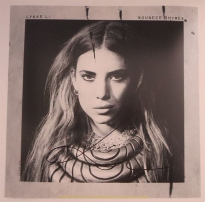 LYKKE LI signed 12X12 photo WOUNDED RHYMES | eBay
