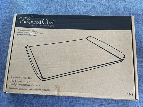 Pampered Chef 15 X 13 Stone Cookie Sheet Pan | eBay