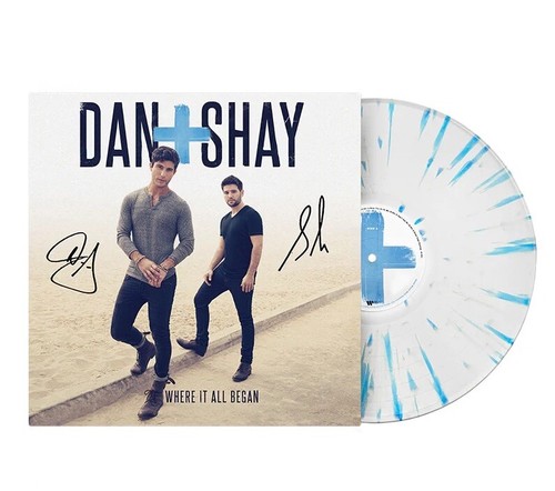SIGNED Dan & Shay Where It All Began Color LP Vinyl KELSEA BALLERINI ...