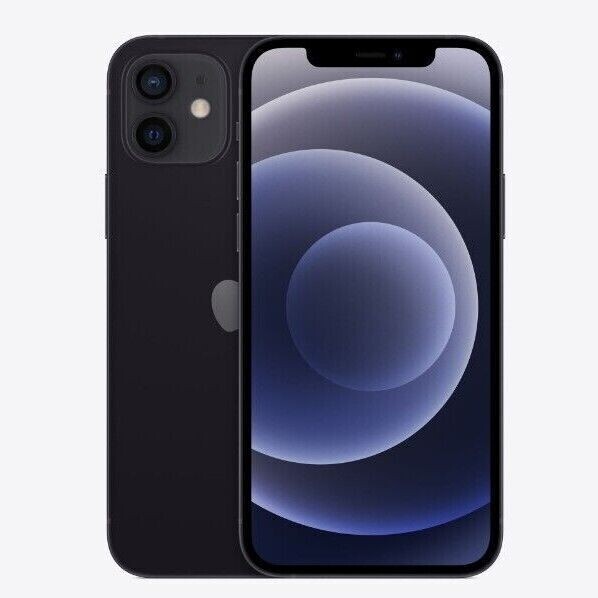 New Sealed Apple iPhone 12 5G 64GB Black For Straight Talk & Total ...