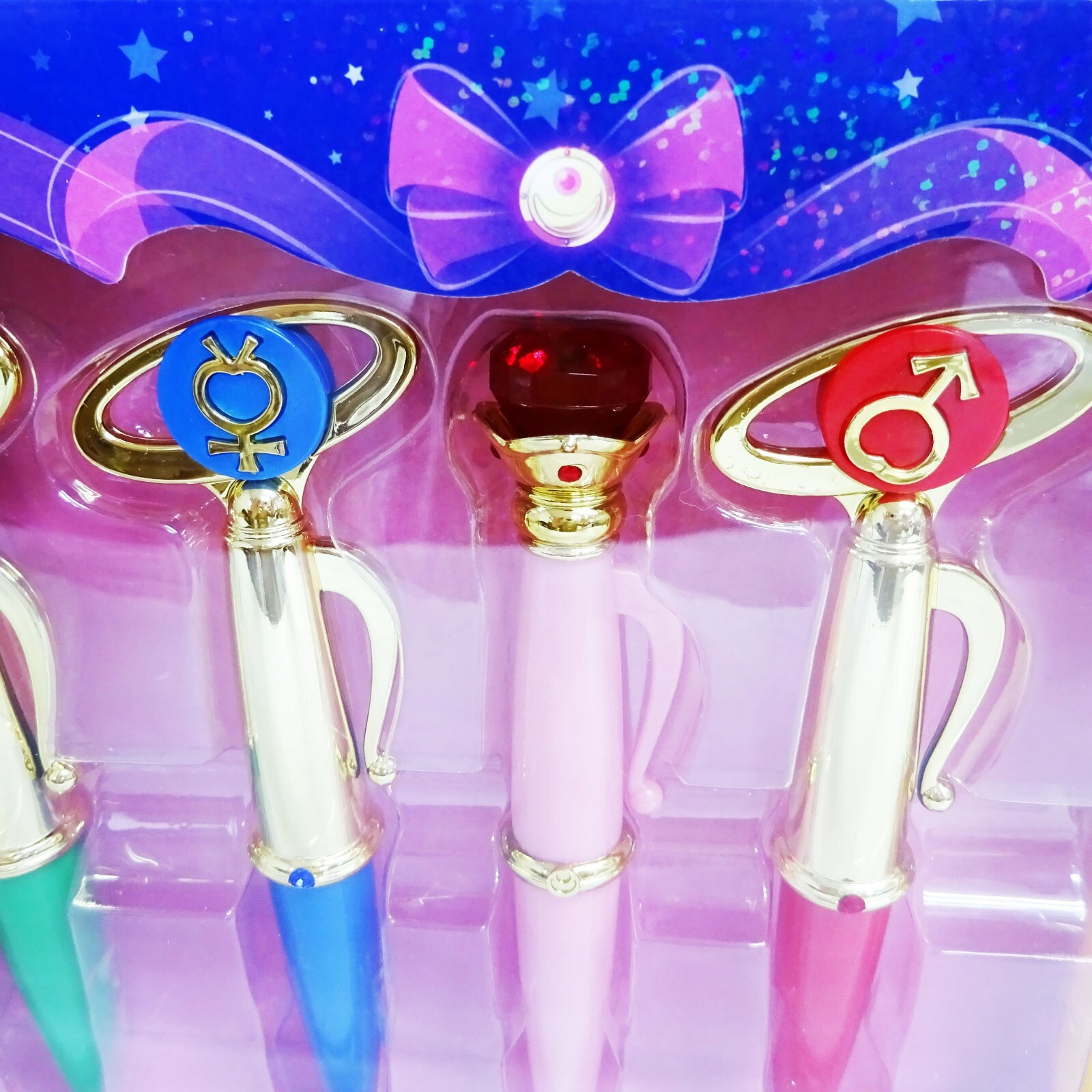 Bandai Sailor Moon Prism Stationery Disguise & Transformation Pen Set ...