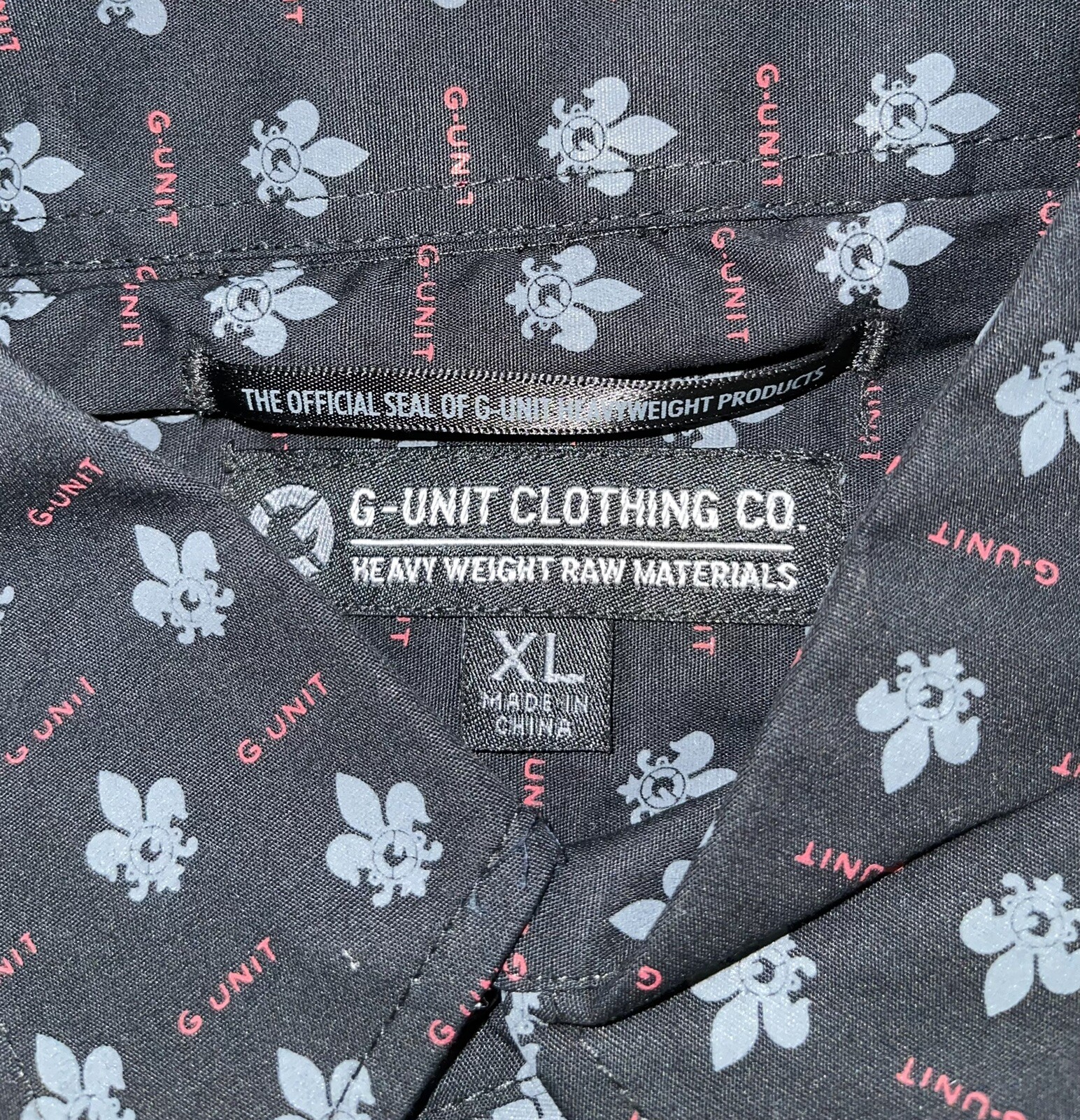 VINTAGE G-UNIT HEAVY WEIGHT LONG SLEEVE DRESS SHIRT BRAND NEW w/TAGS ...