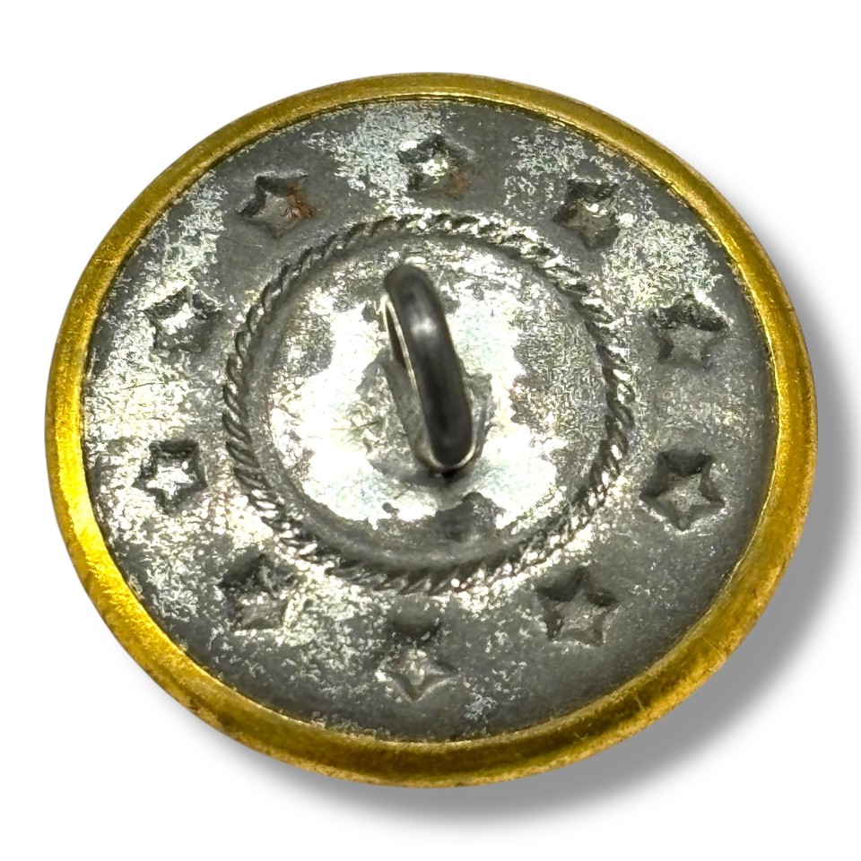 c.1880s Grand Army of the Republic GAR Button Gilt Brass 23mm Civil War ...