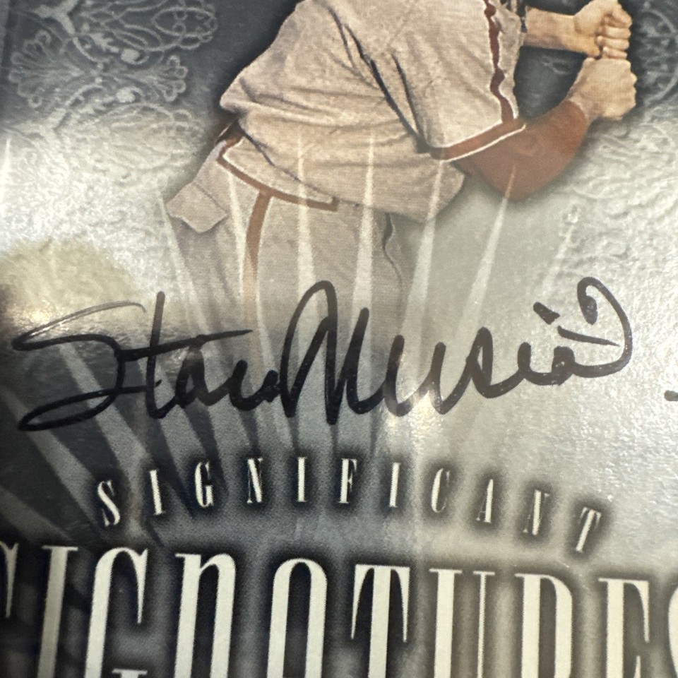 STAN MUSIAL 1998 Donruss Signature Series Significant Signatures Auto ...