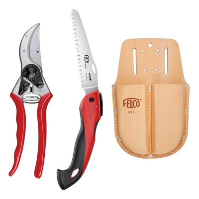 Genuine Felco Model 2 secateurs with folding saw + double holster ...