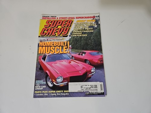 SUPER CHEVY Magazine OCTOBER 1995 Car Hot Rods Engine Tranny Swap W ...