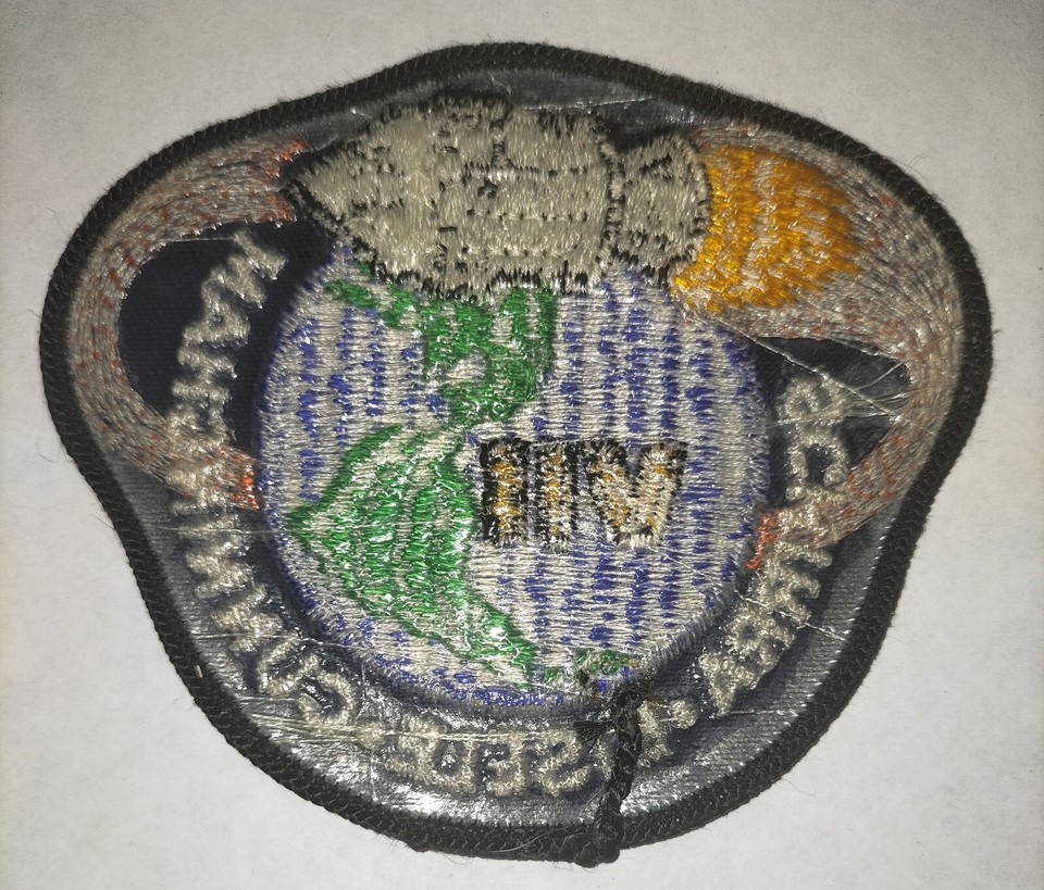 Vtg NASA Apollo 7 Mission Patch Schirra, Eisele, Cunningham | eBay