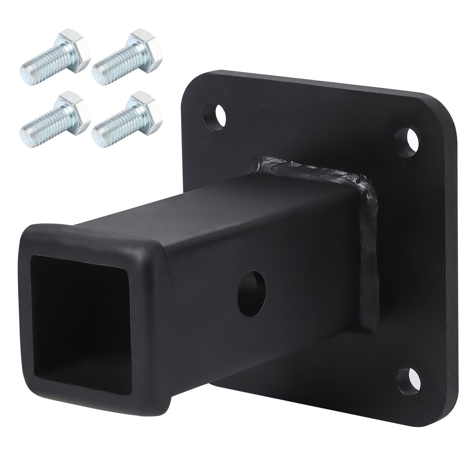 Universal 2" Bolt On Receiver Tube Trailer Hitch Receiver Adapter for ...