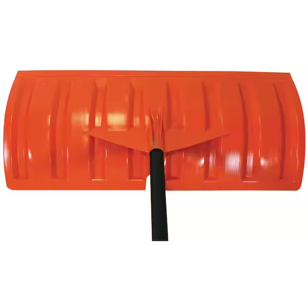 Bigfoot 27 In. Pusher Snow Roller Shovel with Large D-Grip Metal Handle ...