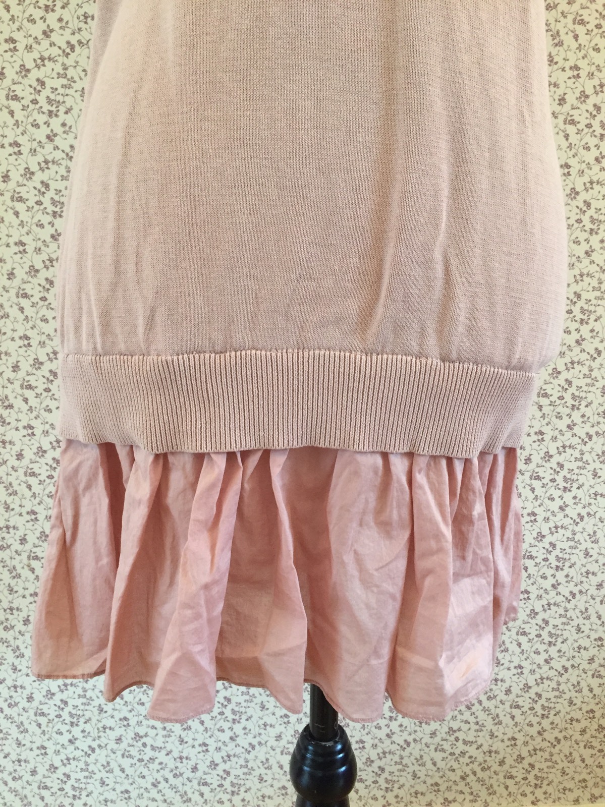 Cos Layered Knit Dress With Skirt Detail In Pink. Siz… - Gem