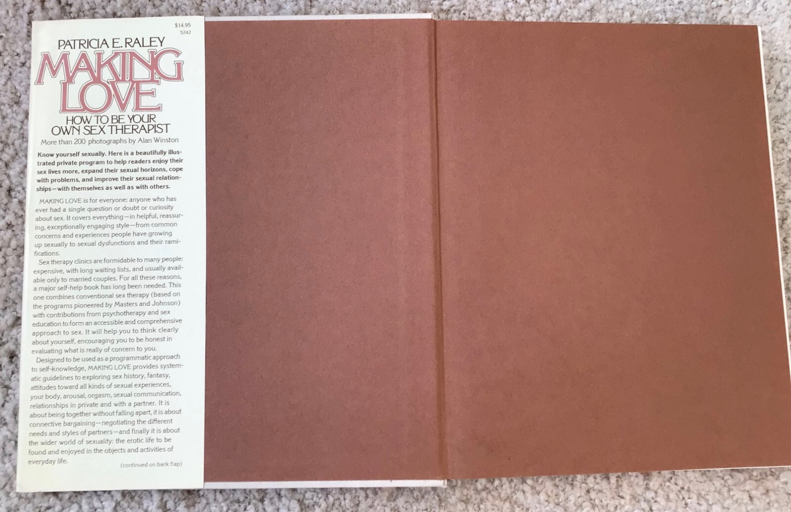 Making Love : How to Be Your Own Sex Therapist by Patricia E. Raley ...