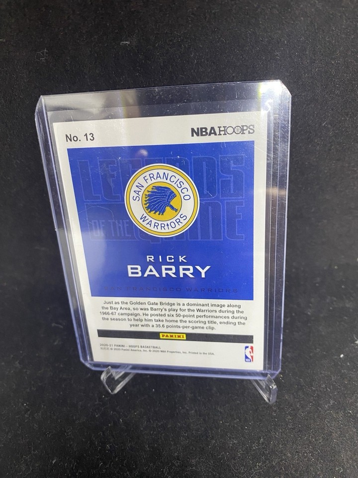 2020-21 Nba Hoops Legends Of The Game Rick Barry /699 | eBay