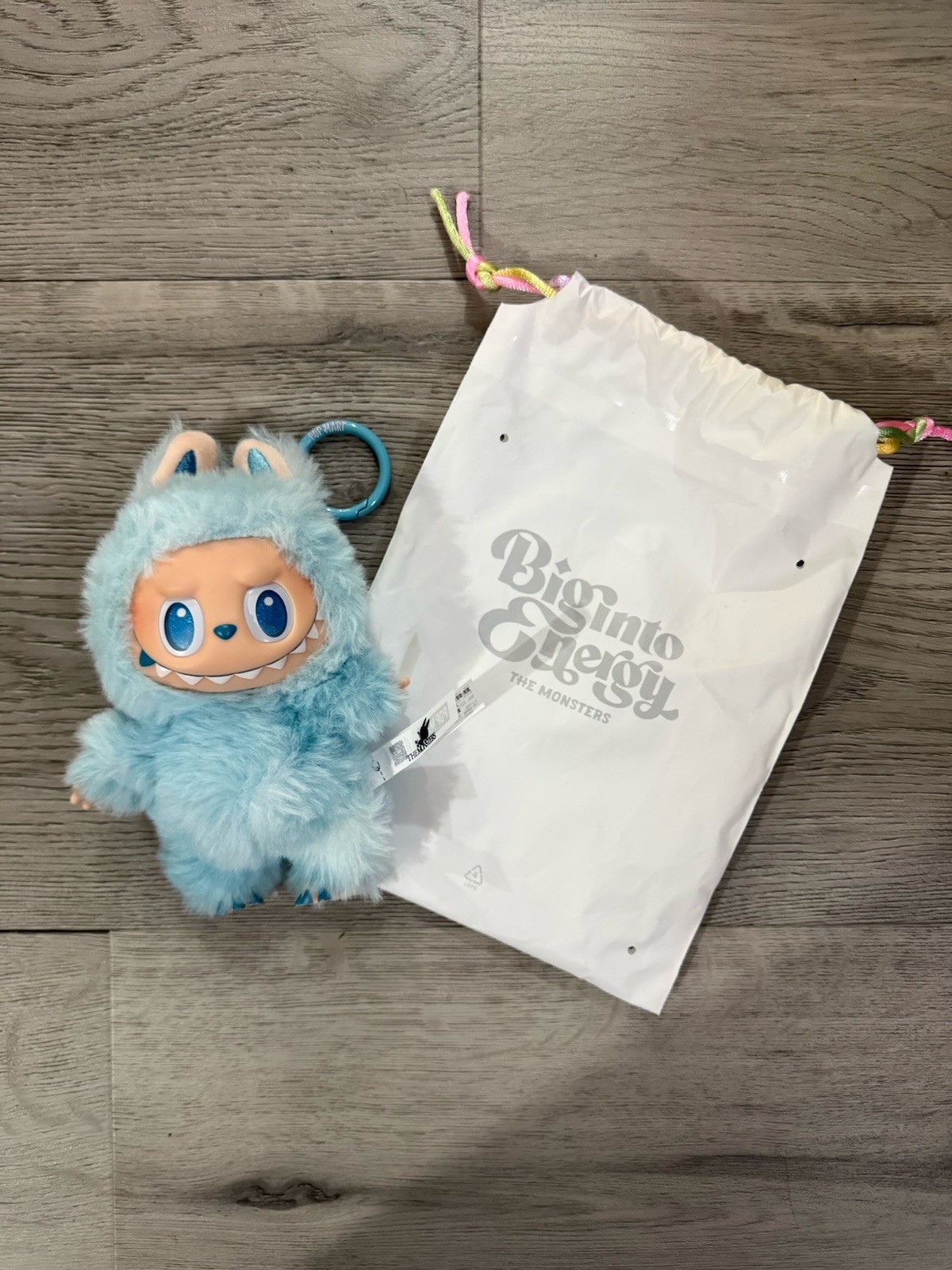 Pop Mart Labubu The Monsters Big Into Energy Series Plush Hope Blue | eBay