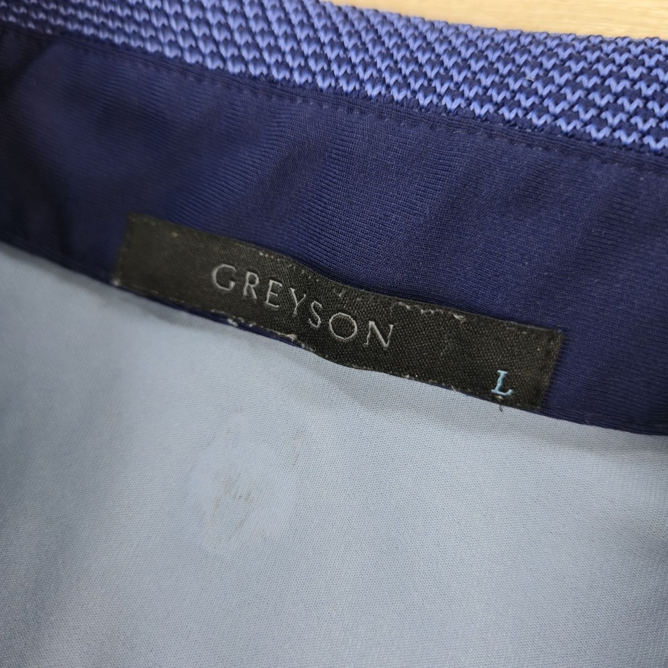 Men's L Greyson Old Memorial Golf Club Top 100 AOP Floral Pattern Polo ...