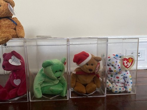 Lot of RARE Beanie Babies TY Display Cases Official 90's | eBay