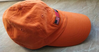 Cap GREG NORMAN. orang. American and Australian flags. | eBay