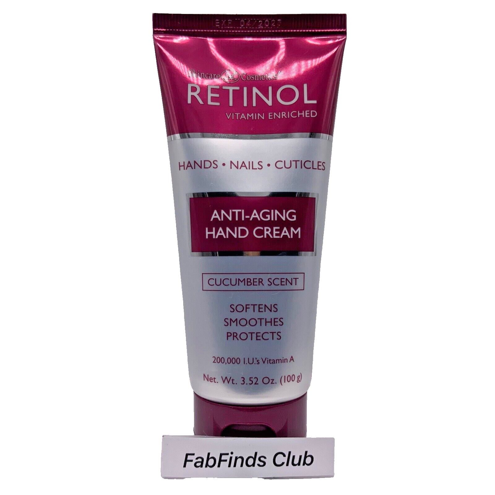 2x Retinol Hand Cream Cucumber Scent Sealed Hands,Nails,Cuticles 7.04oz ...
