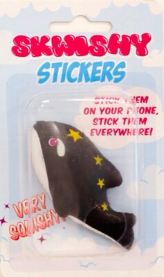 Skwishy Stickers Whale With Gold Stars Stress Relief | eBay
