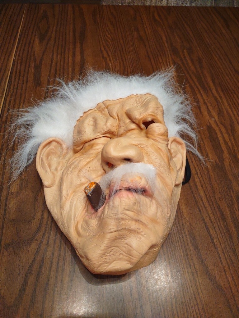 Ghastly Geezer Latex Mask Deluxe Old Man Grandpa Elde… - Gem