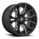 FUEL D711 Rage 20X9 6X135/6X139.7 Offset 1 Gloss Black Milled (Quantity ...