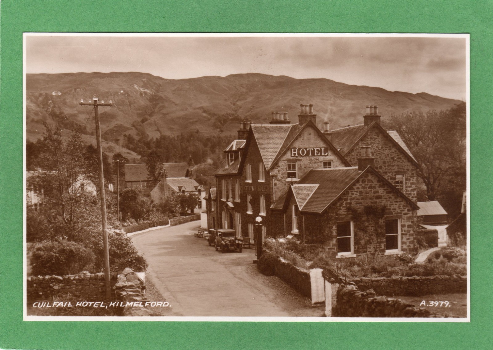 Cuilfail Hotel Kimelford Nr Oban RP pc unused 1938 Valentines Ref P120 ...