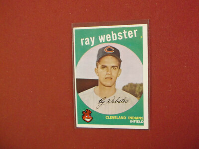 1959 Topps Baseball Hi # 531 Ray Webster EX-MT O/C | eBay