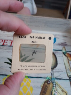 WWIi U.S. Army Air Force Plane Spotting Slide F6F HELLCAT (114-38) | eBay