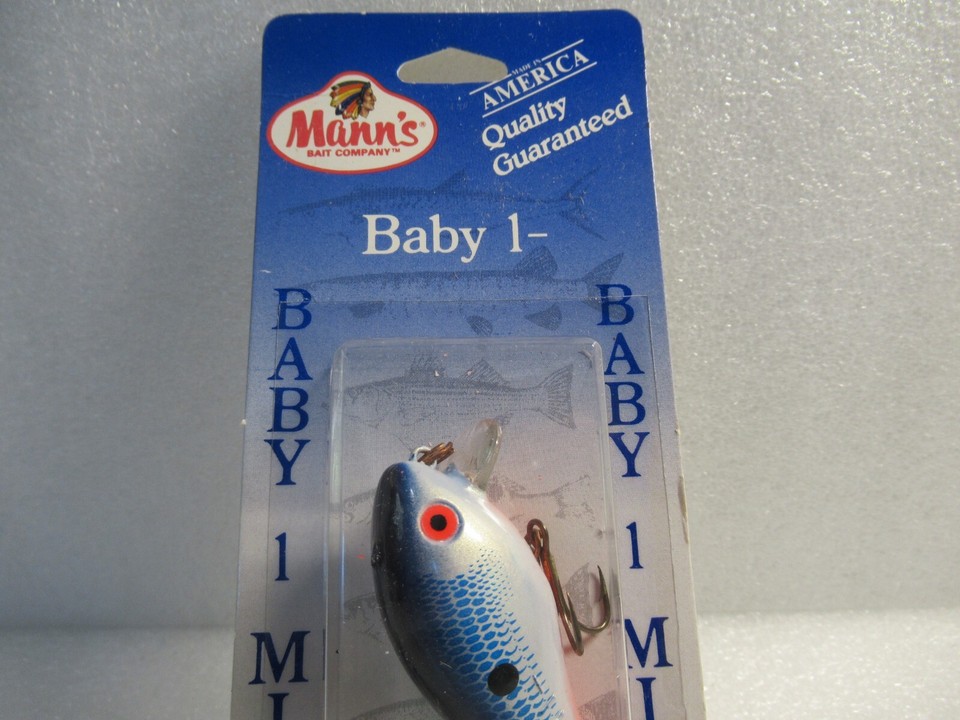 Manns Tom Mann's Baby 1- Minus Fishing Lure Bait NIP Rare Crankbait #3 ...