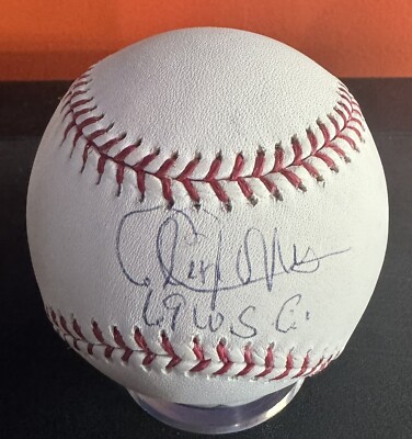 Cleon Jones New York Mets Signed Inscribed Auto Baseball 1969 WS Champs ...