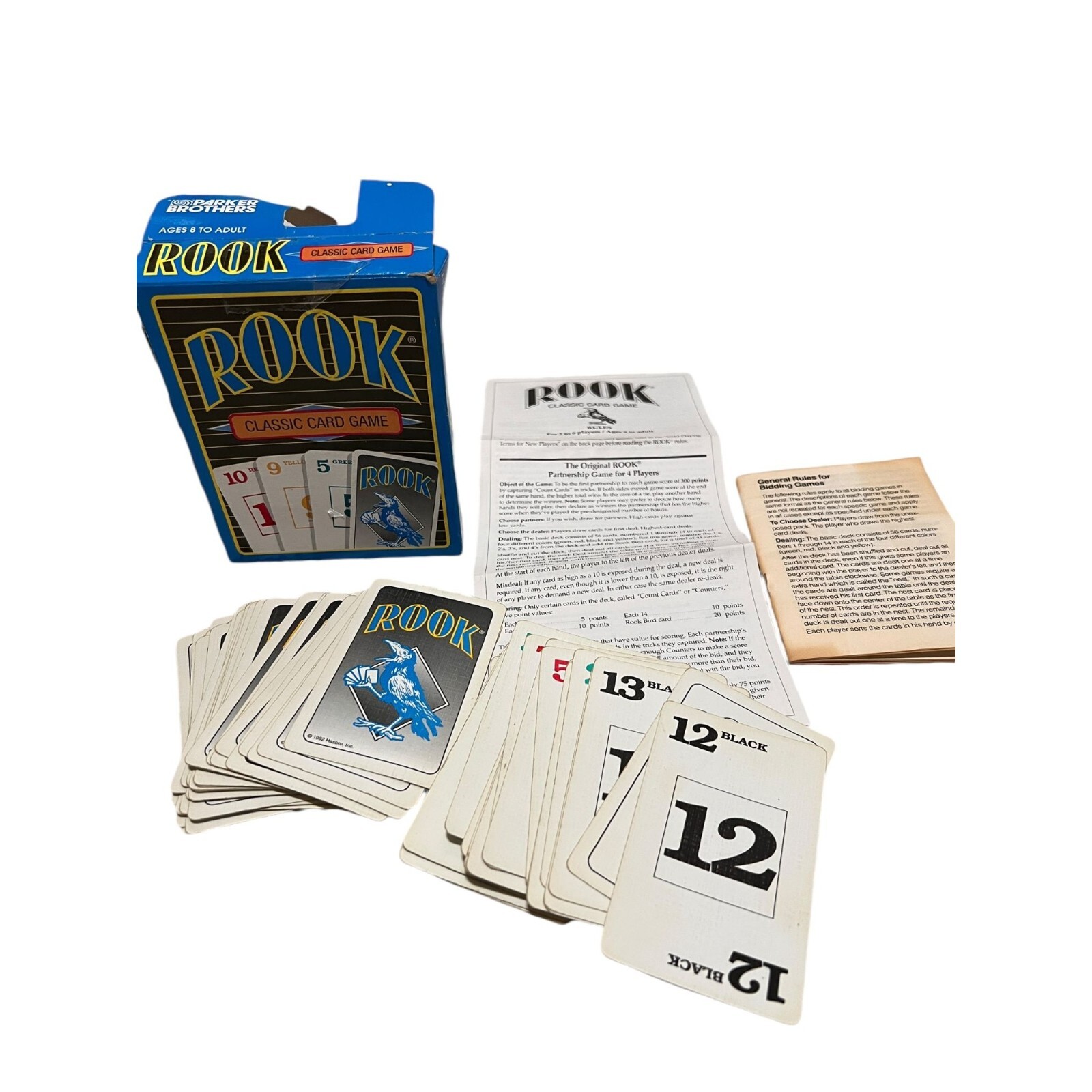 Rook Classic Card Game Set With Instruction Manual 1994 Complete | eBay