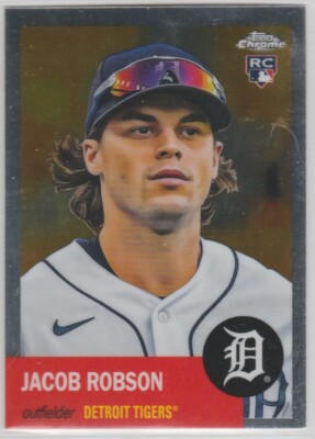 2022 Topps Chrome Platinum #374 Jacob Robson RC Detroit Tigers | eBay