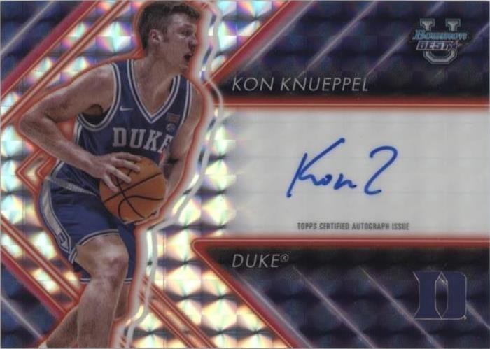 2024-25 Bowman University Best - Possession Arrow Autographs Kon ...