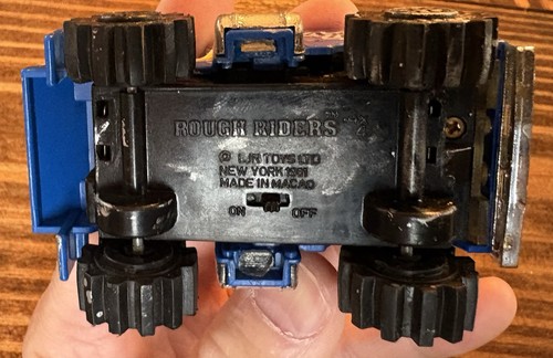 Vintage ROUGH RIDERS 4x4 ,Blue Semi Toy Truck (1981, LJN Toys) *READ ...