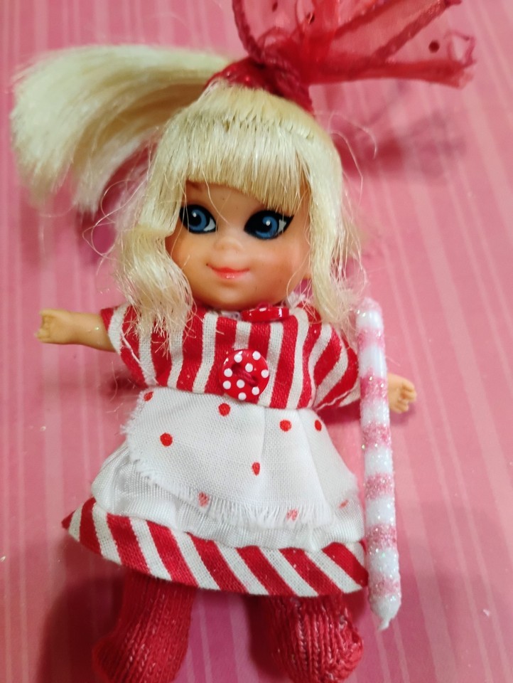 Christmas Elf Liddle Kiddles Pretty Parlor Kiddle | eBay