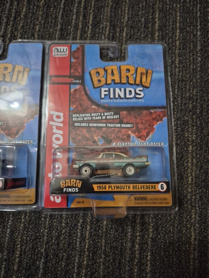 Auto World Slot Cars Barn Finds Pack Of 2 | eBay
