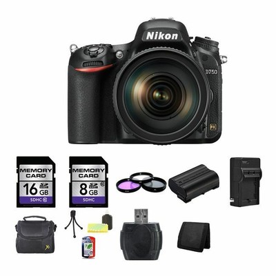 Nikon D750 DSLR Camera w/24-120mm Lens 24GB Package 18208015498| eBay