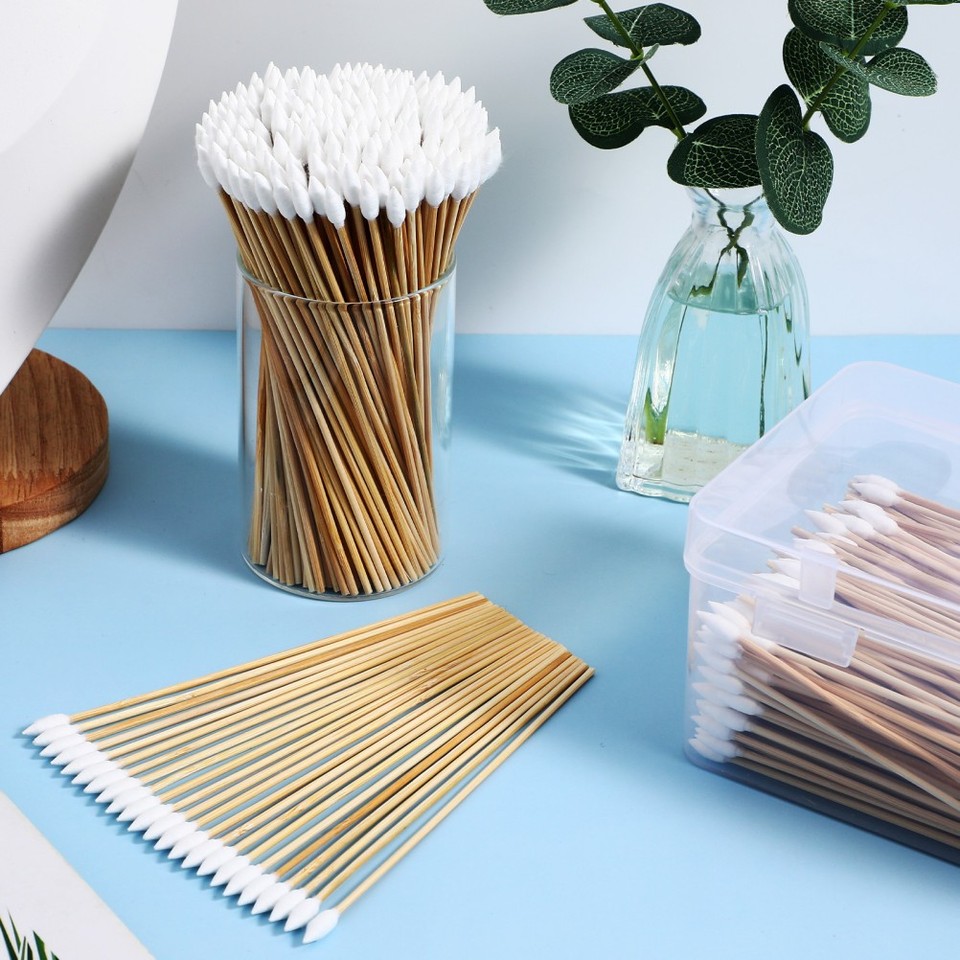500 Pcs Cotton Swabs Makeup Applicator Ear Cleaning Keyboard Tools | eBay