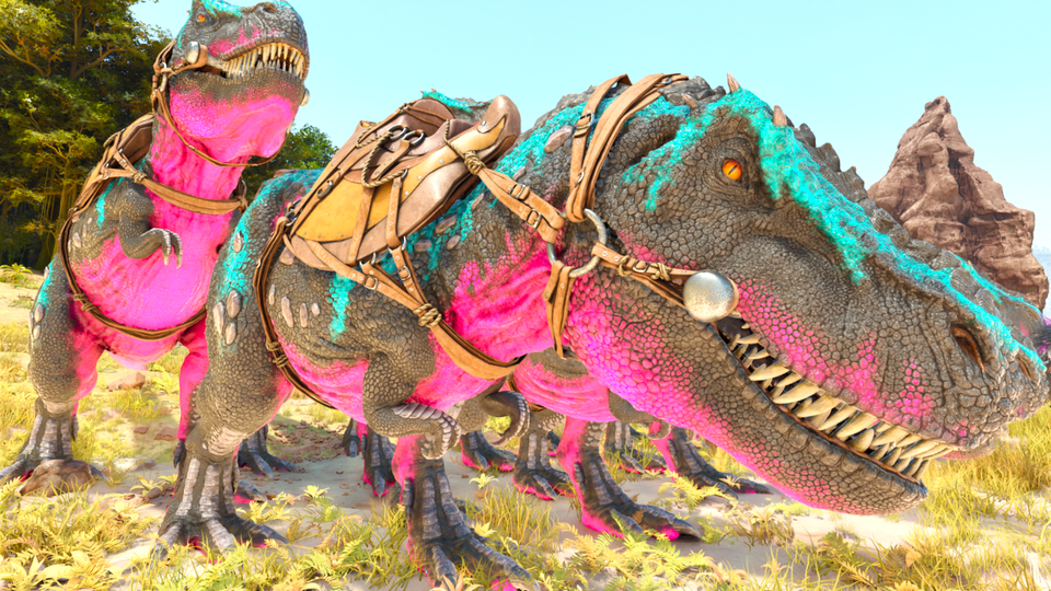 Ark Ascended PVE - Galaxy Rex Boss Team + Yuty + Saddles - Official ...