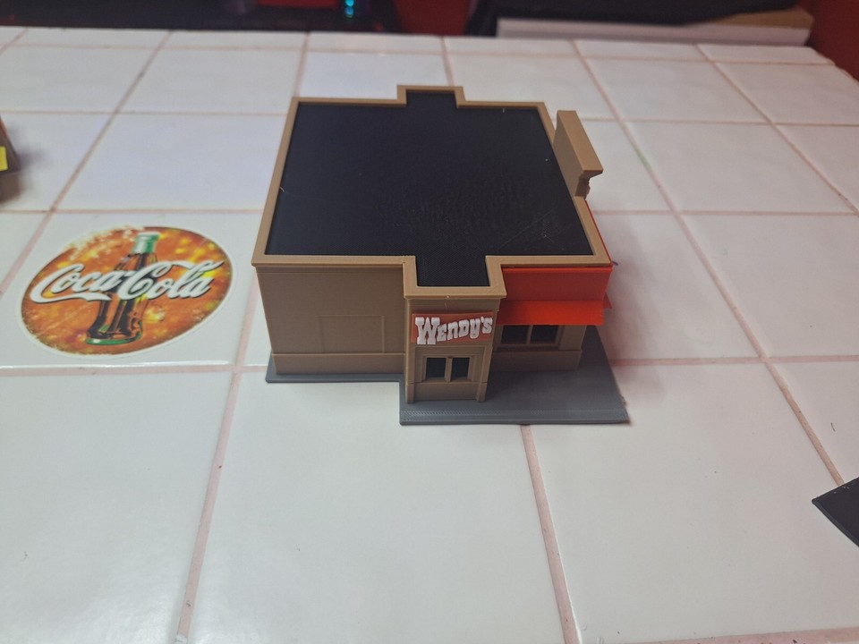 Ho Scale Modern Fast Food Building Ho Train Building Built Ho Model ...
