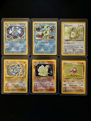 WOTC Base Set Holos - Pokemon 6 Card Lot vintage Holofoil Rare TCG ...