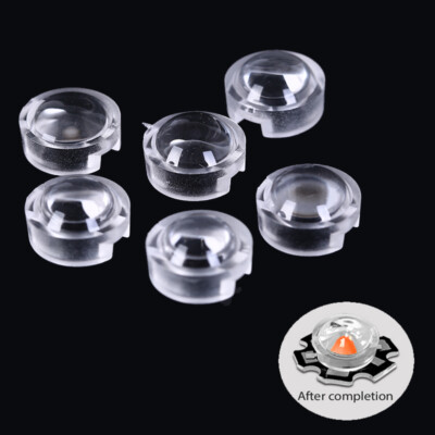 13mm Mini LED lens 20 30 45 60 90 120 Degree Angle for 1W 3W 5W LED ...